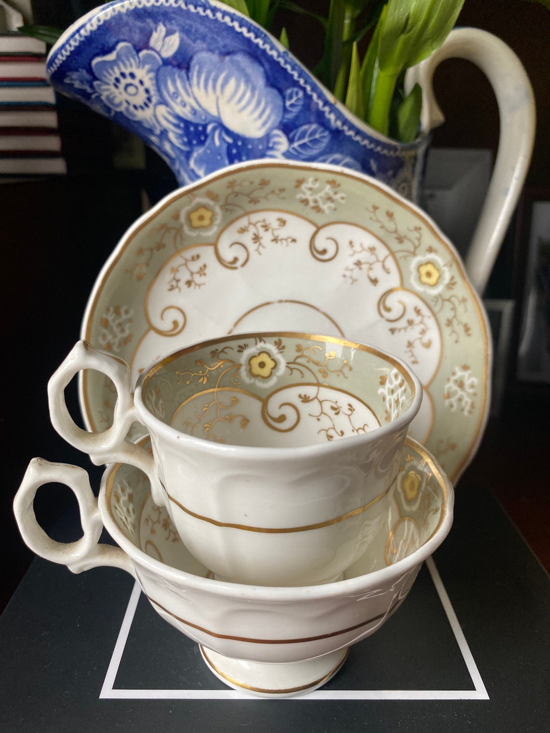 Elegant C1840 Samuel Alcock Trio Set Rococo Revival - Etsy