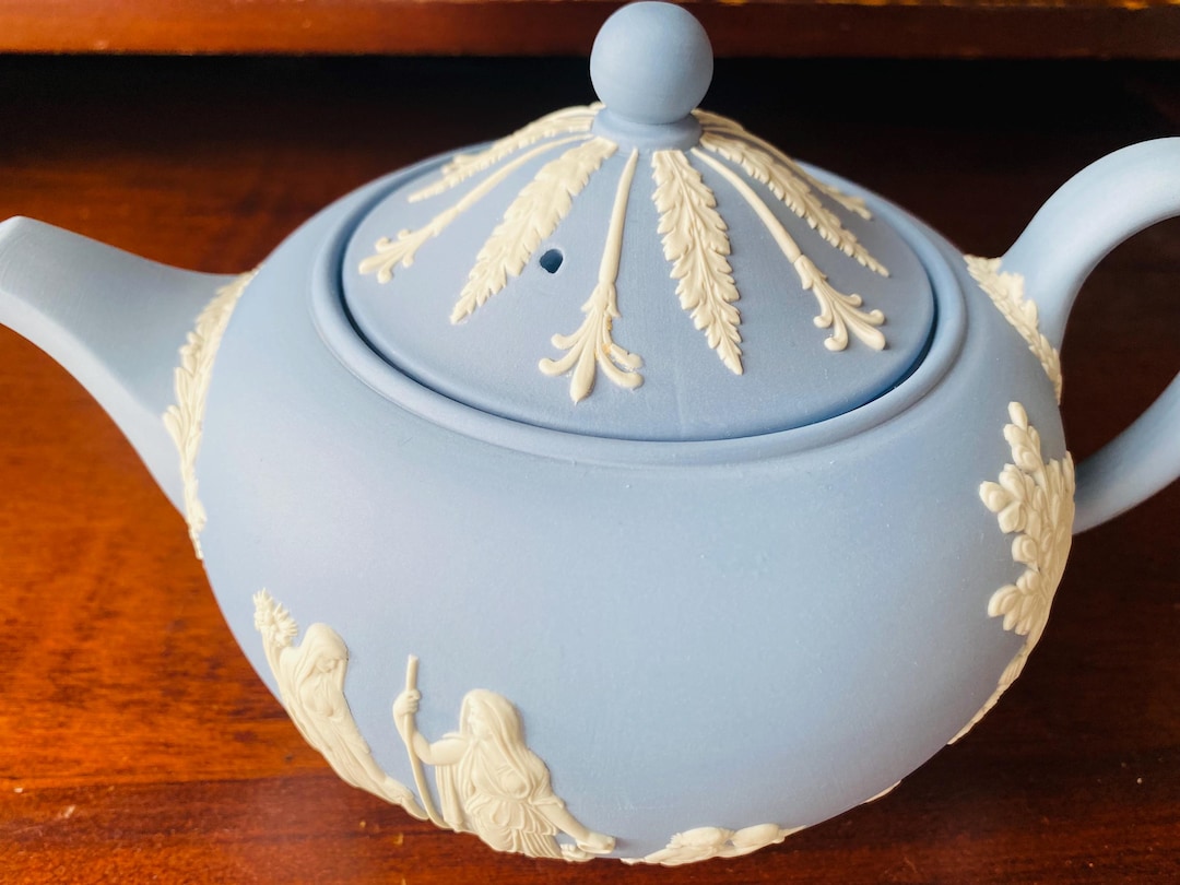 Sensational Wedgwood Jasperware Teapot - Etsy