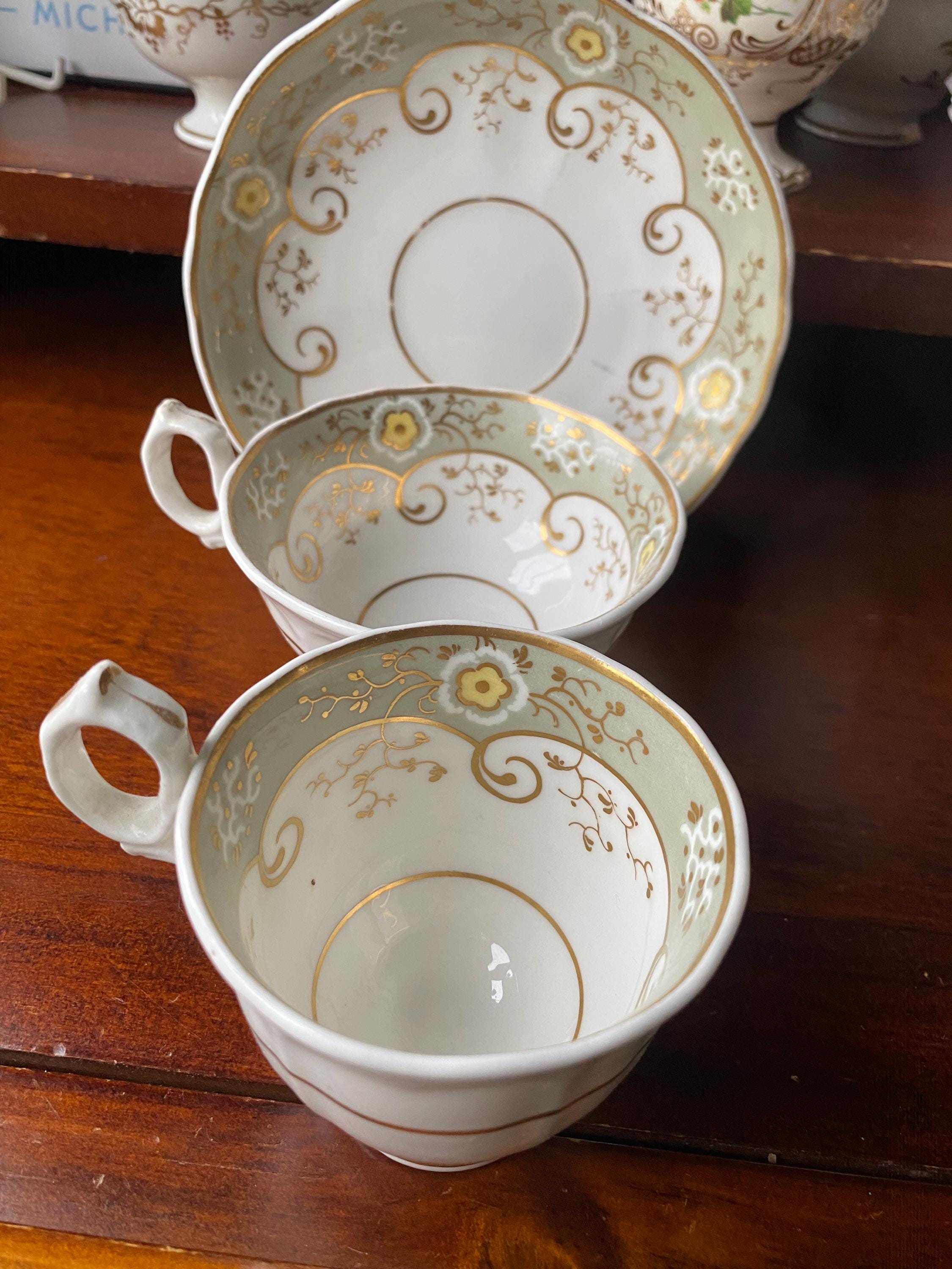 Elegant C1840 Samuel Alcock Trio Set Rococo Revival - Etsy