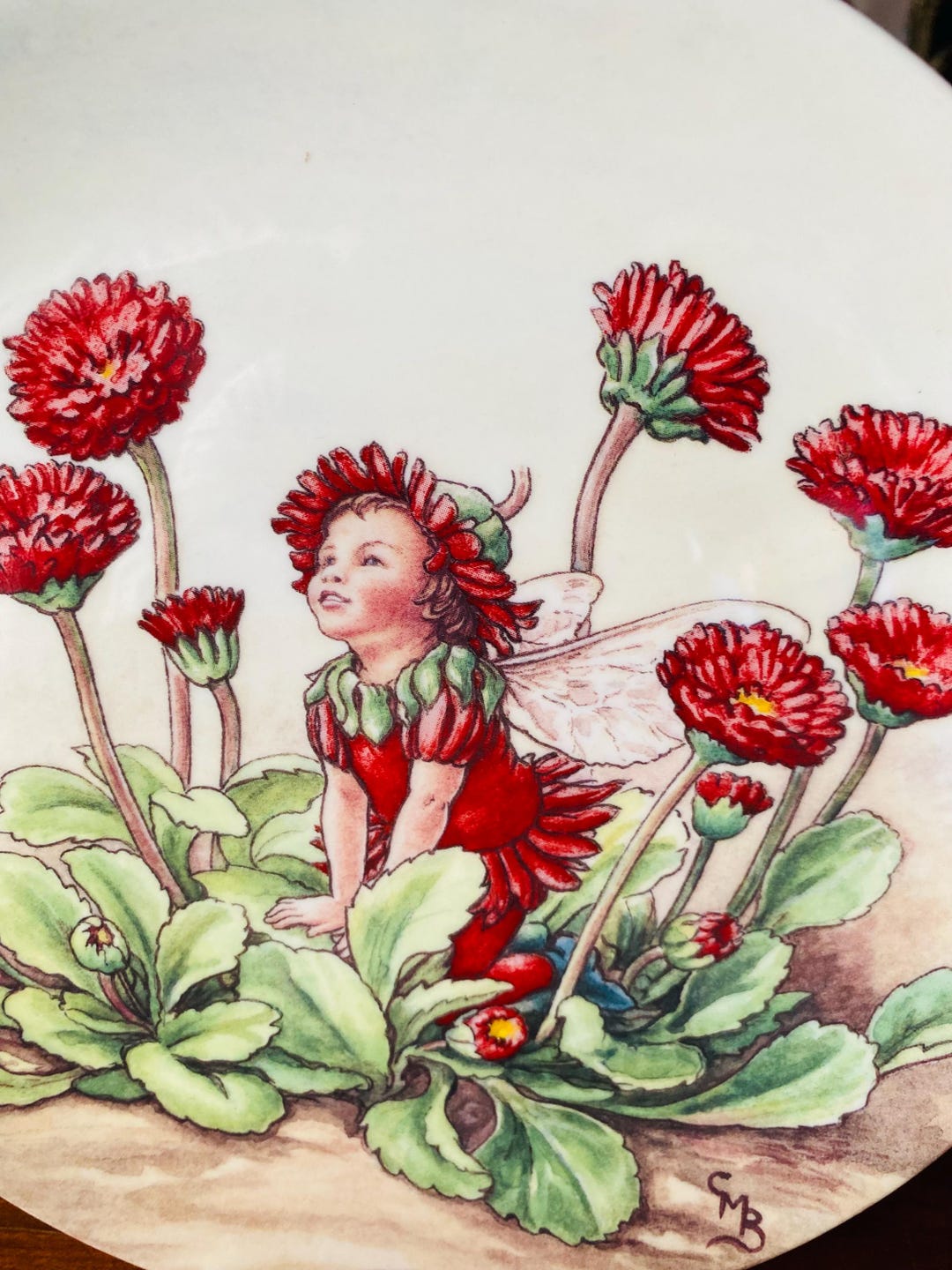 Marvellous the Double Daisy Fairy Plate Cicely Mary Barker - Etsy