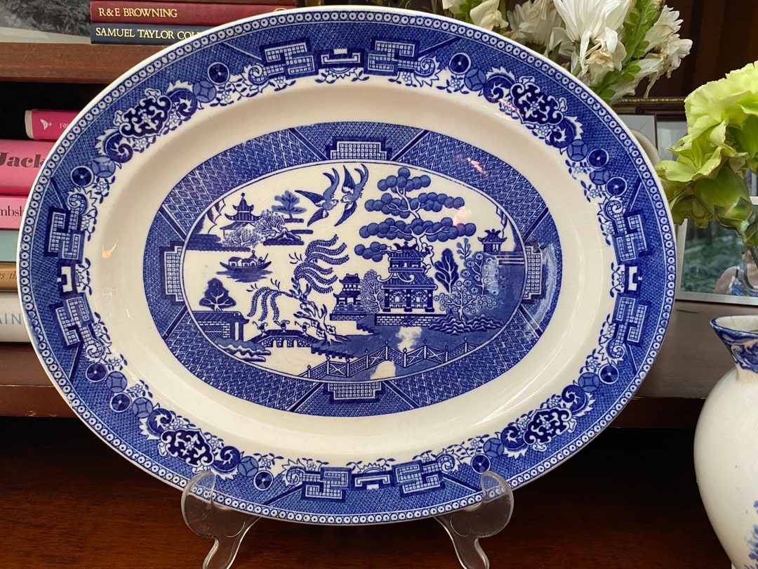Marvellous Victoria Porcelain Fenton Platter Chinoiserie - Etsy