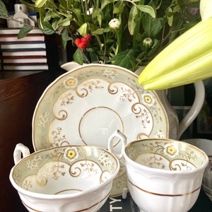 Elegant C1840 Samuel Alcock Trio Set Rococo Revival - Etsy