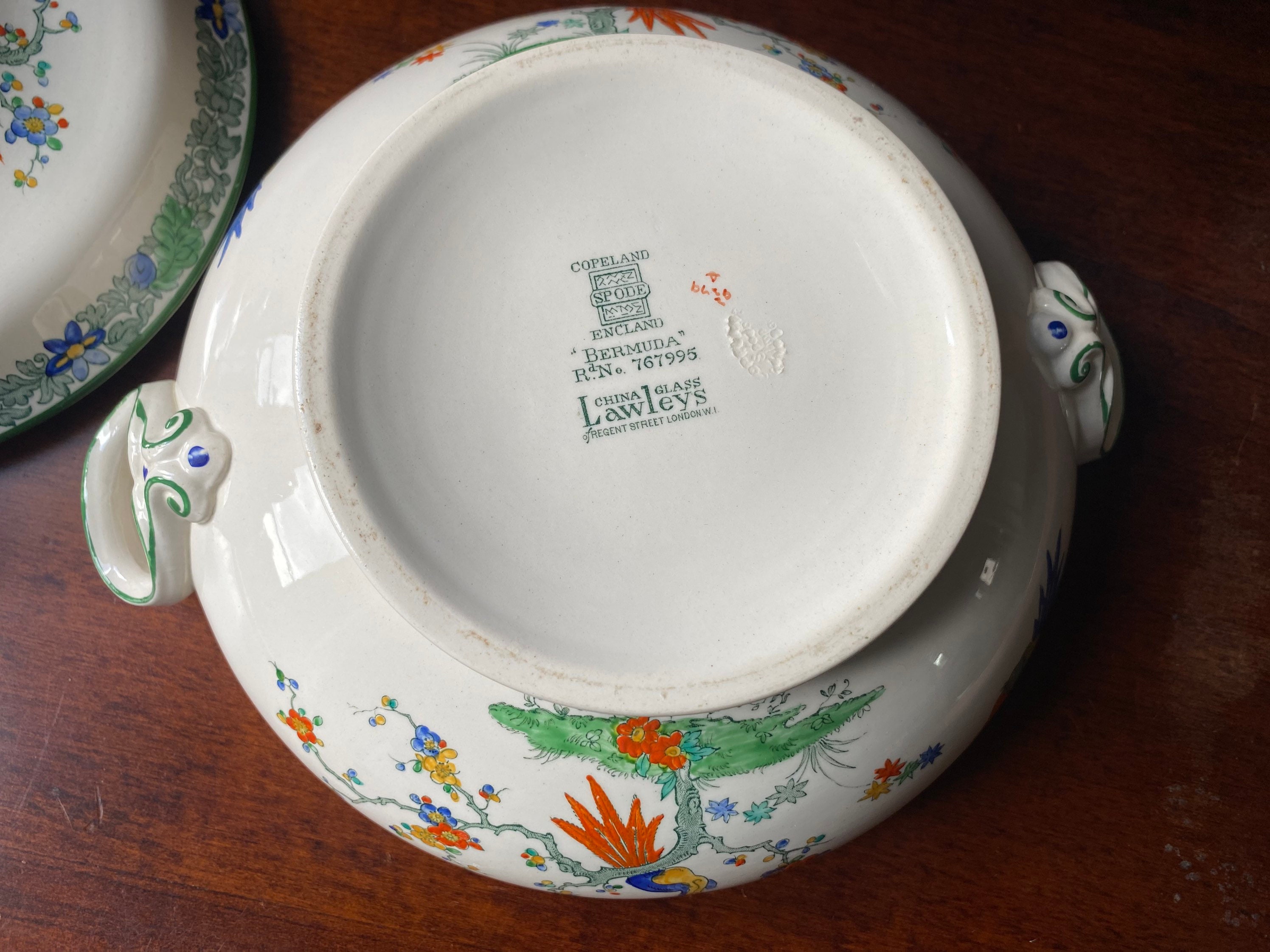 Spectacular Antique Copeland Spode Bermuda Tureen Transferware - Etsy