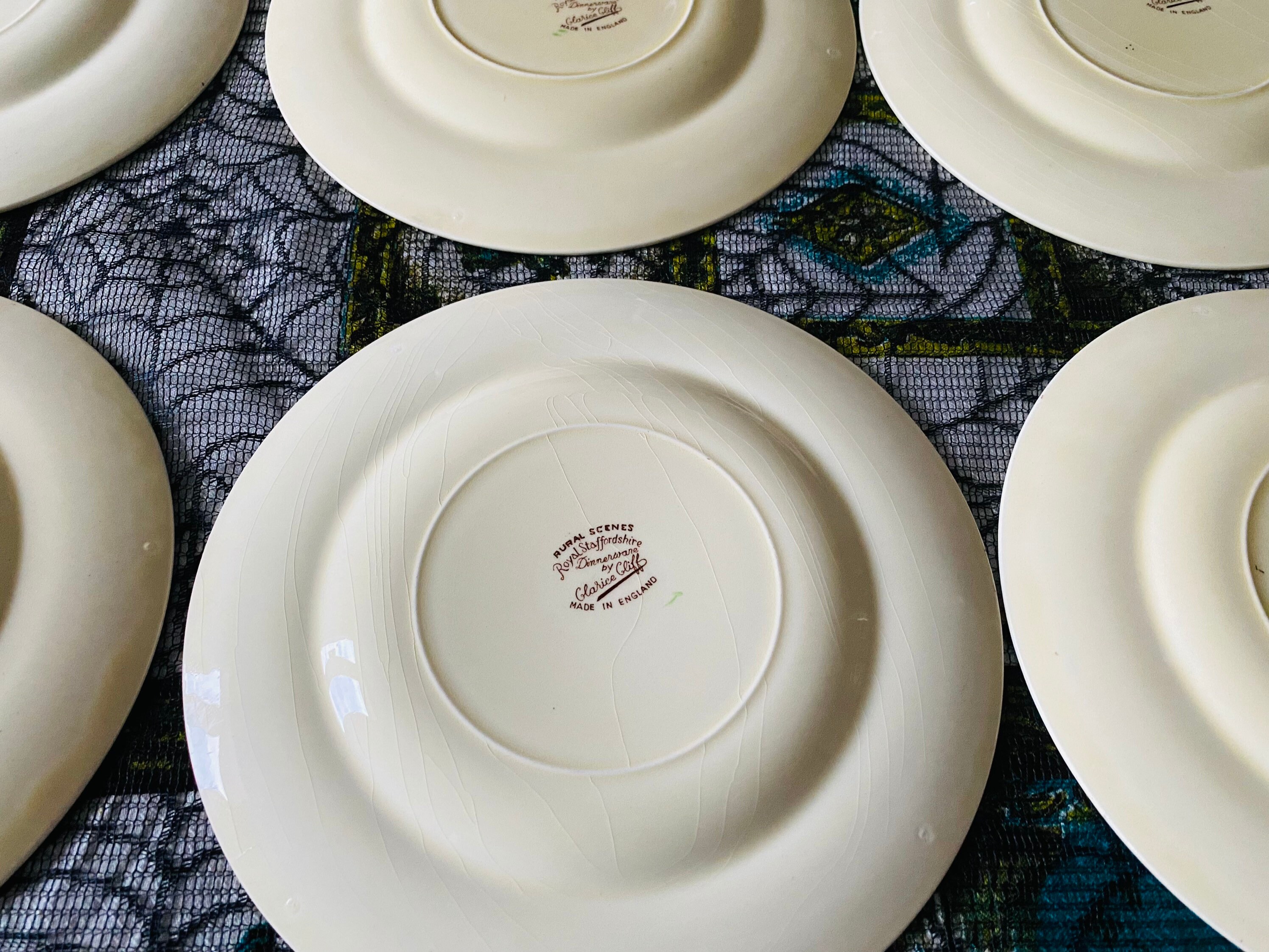 Marvellous Vintage Rural Scenes Royal Staffordshire Dinnerware - Etsy