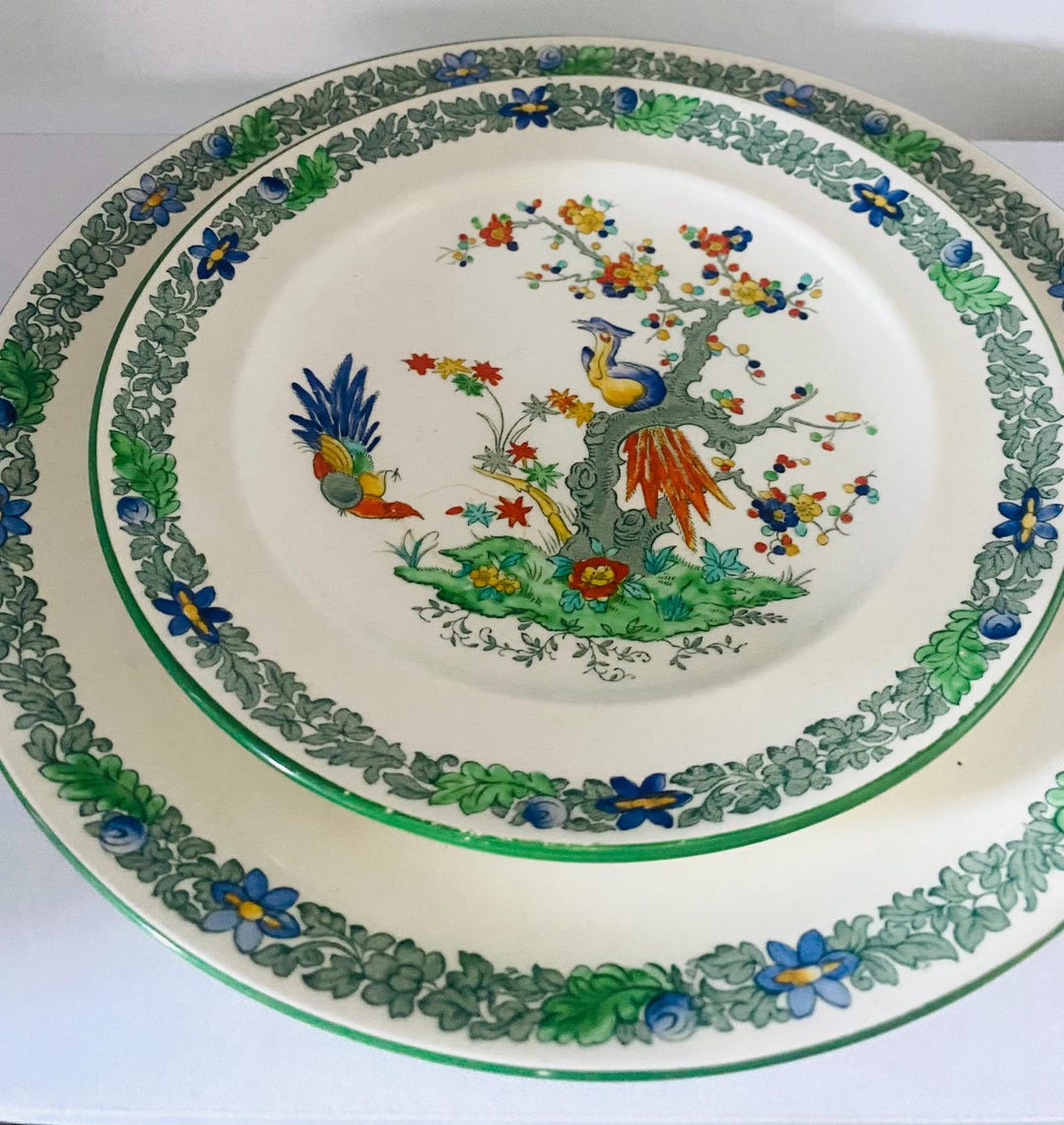 Majestic Spode Copeland Bermuda Dinner and Side Plate - Etsy