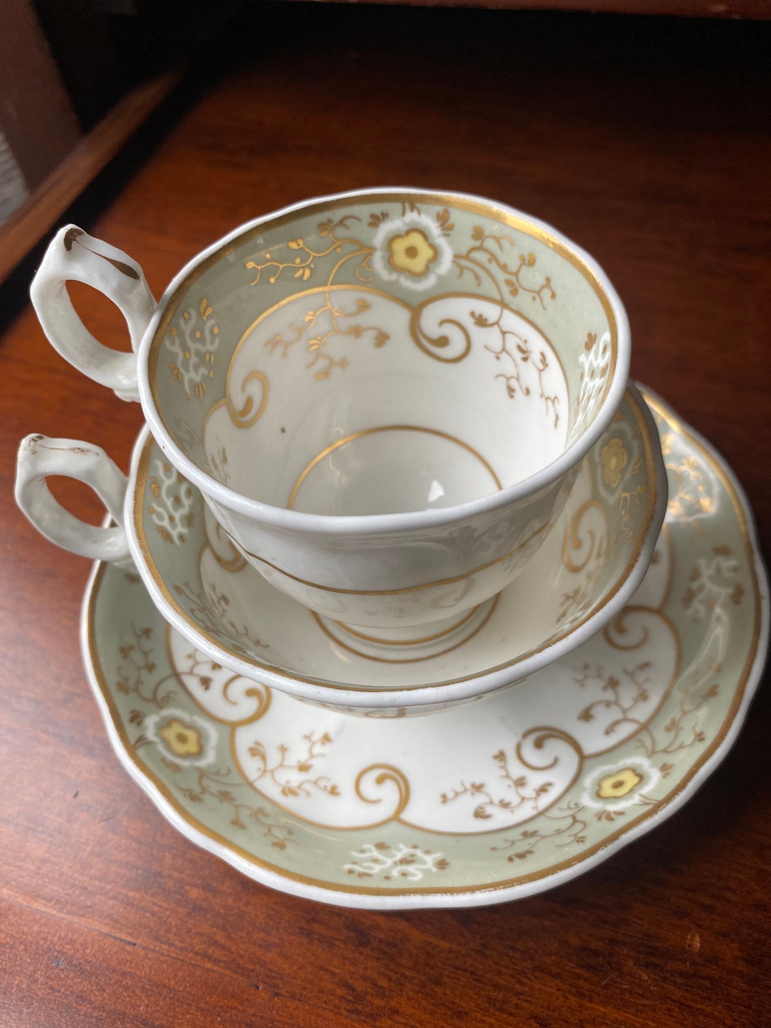 Elegant C1840 Samuel Alcock Trio Set Rococo Revival - Etsy
