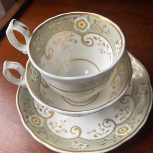 Elegant C1840 Samuel Alcock Trio Set Rococo Revival - Etsy