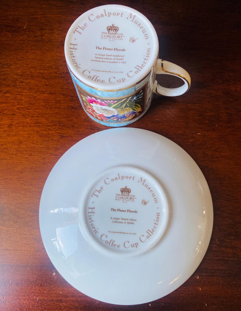 Majestic Coalport Museum Historic Coffee Cup Collection the Pinter ...
