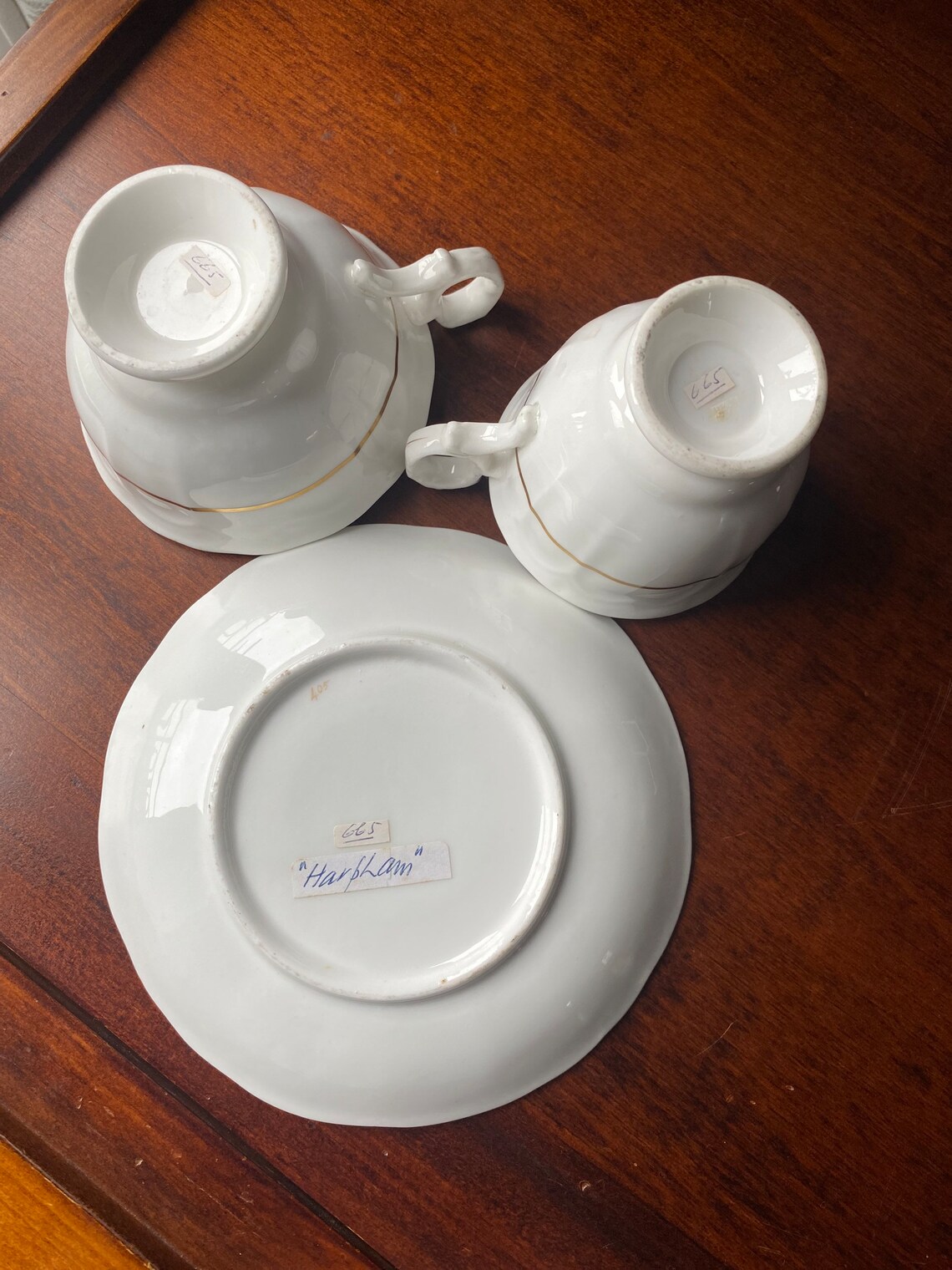 Elegant C1840 Samuel Alcock Trio Set Rococo Revival - Etsy