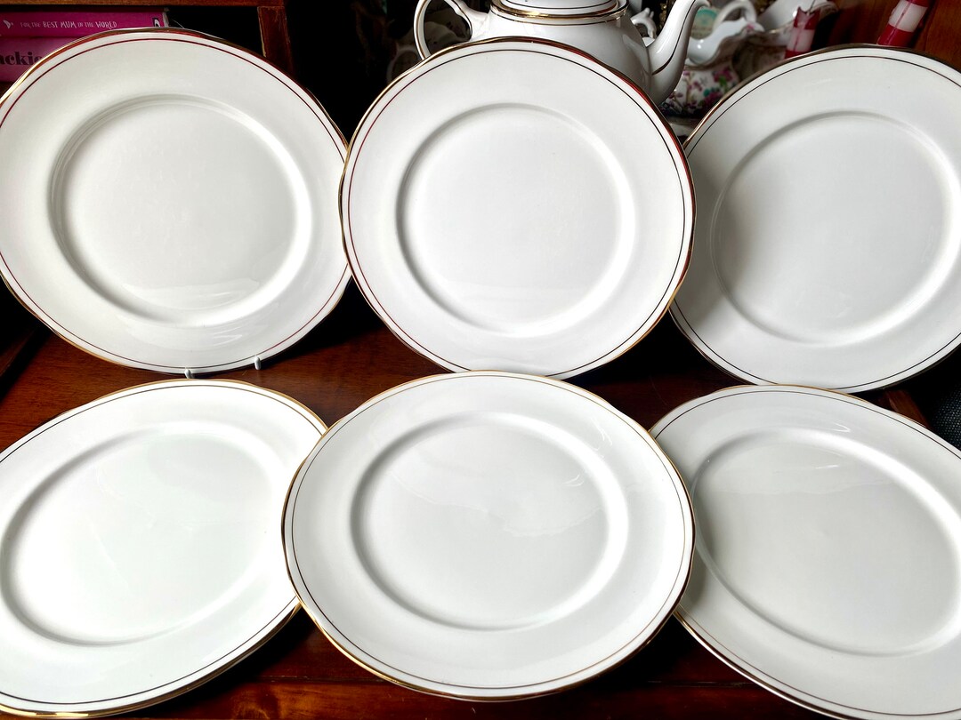 Dazzling Vintage Duchess Ascot Dinner Plates X 6 - Etsy