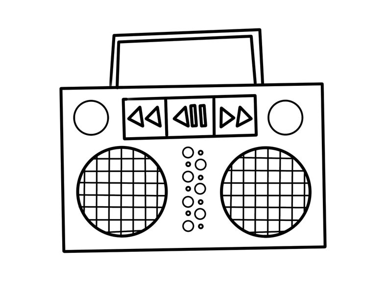 Coloring Page - Say Anything - Etsy