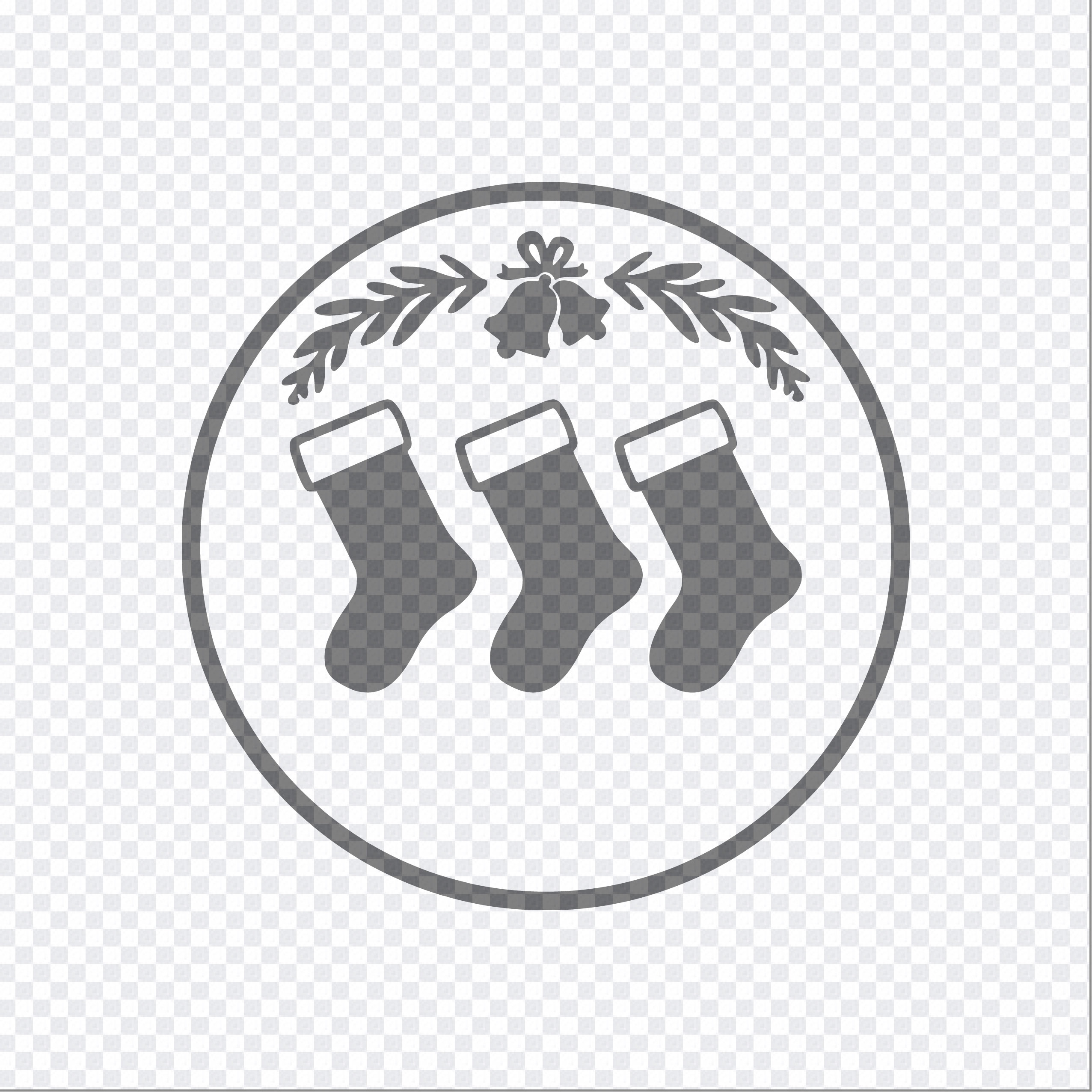 SVG Family Christmas 3 Stocking Cut File Bauble Ornament - Etsy UK