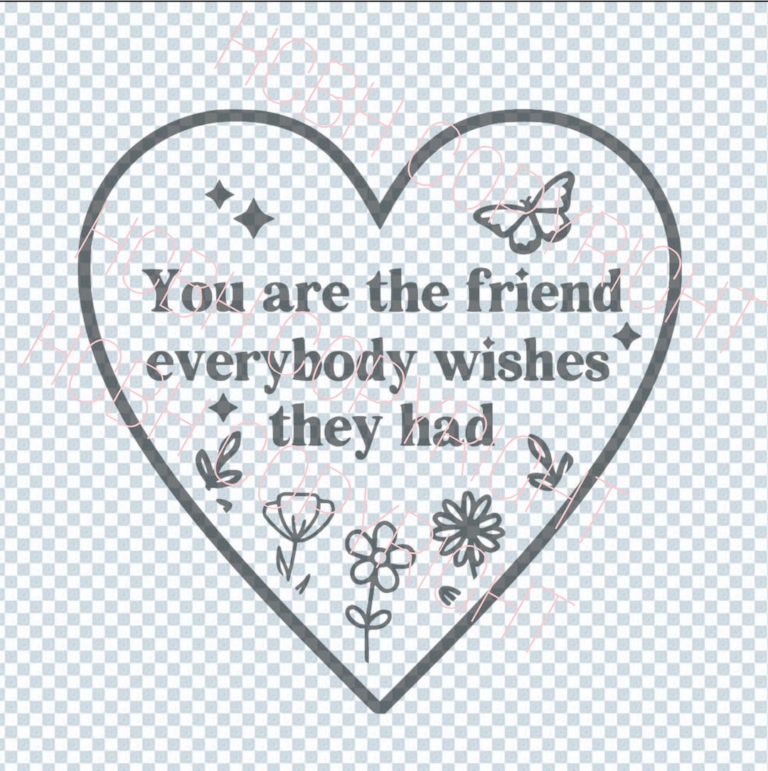 Friendship Token Keepsake You Are the Friend Everyone Wishes They Had ...