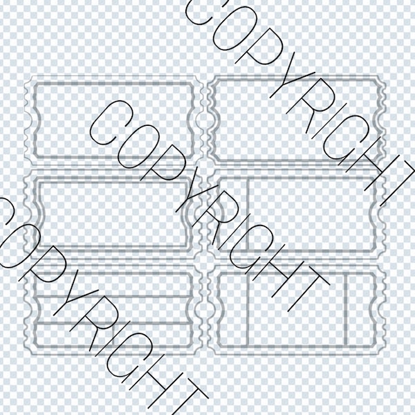 Concert Ticket Template - Etsy