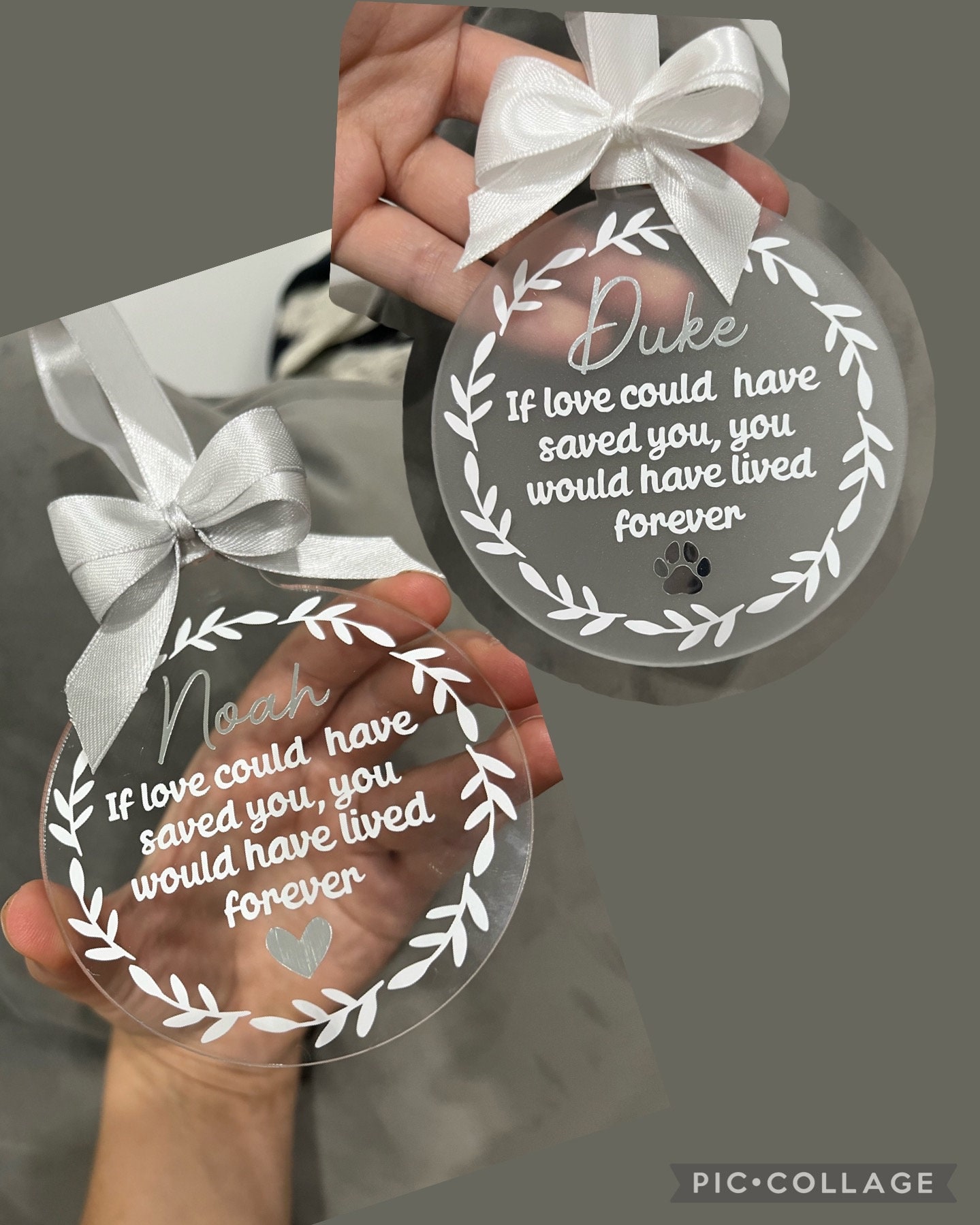 Memorial Remembrance SVG Cut File for Cricut Vinyl Flat Acrylic Bauble ...