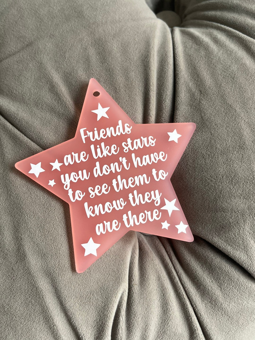 Friendship Token Keepsake, Friends Are Like Stars You Don't Have to See ...