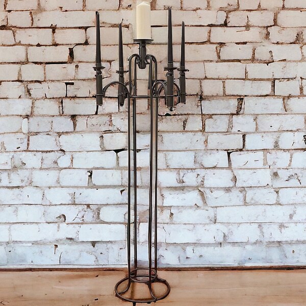 Hand Forged Candelabra - Etsy