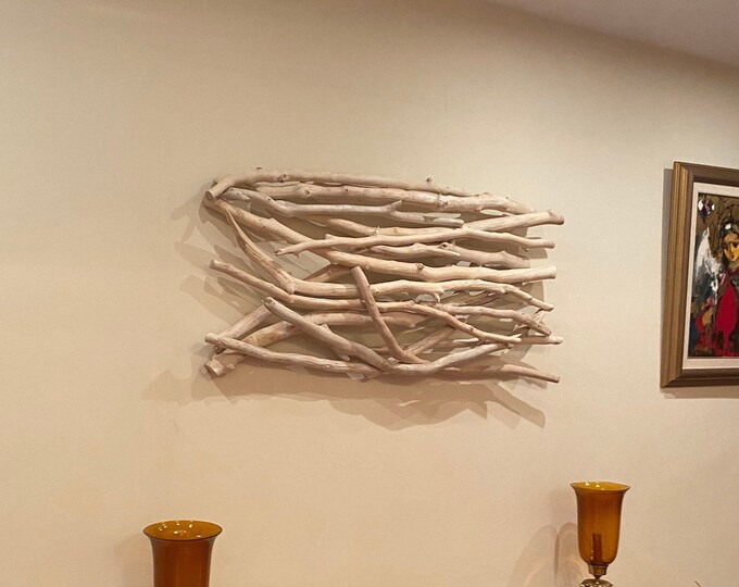 Driftwood Large Wall Decor,wall Art,wood Panel,wall Sculpture,mantel ...