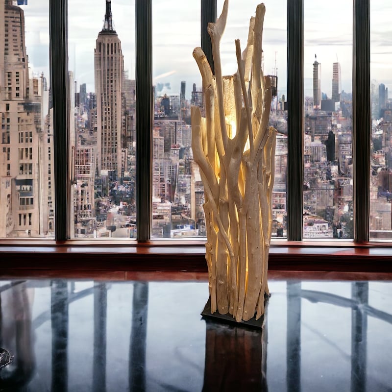 Wood Lamps or Sculpture - Etsy