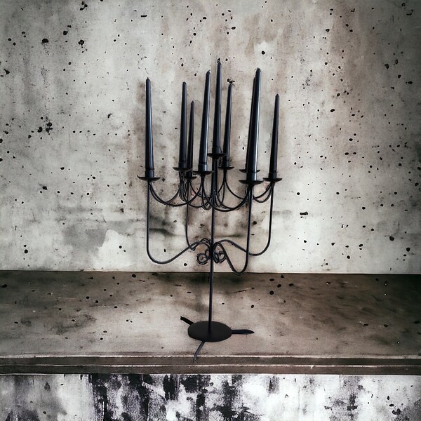 Hand Forged Candelabra - Etsy