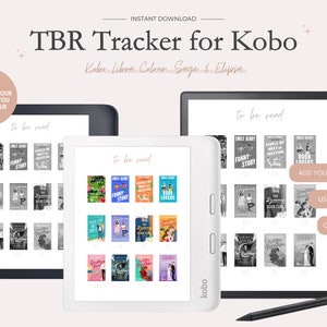 TBR Tracker for Kobo E-readers, Libra Colour, Sage, Elipsa, Customize Your KOBO, Match Your Cute ...