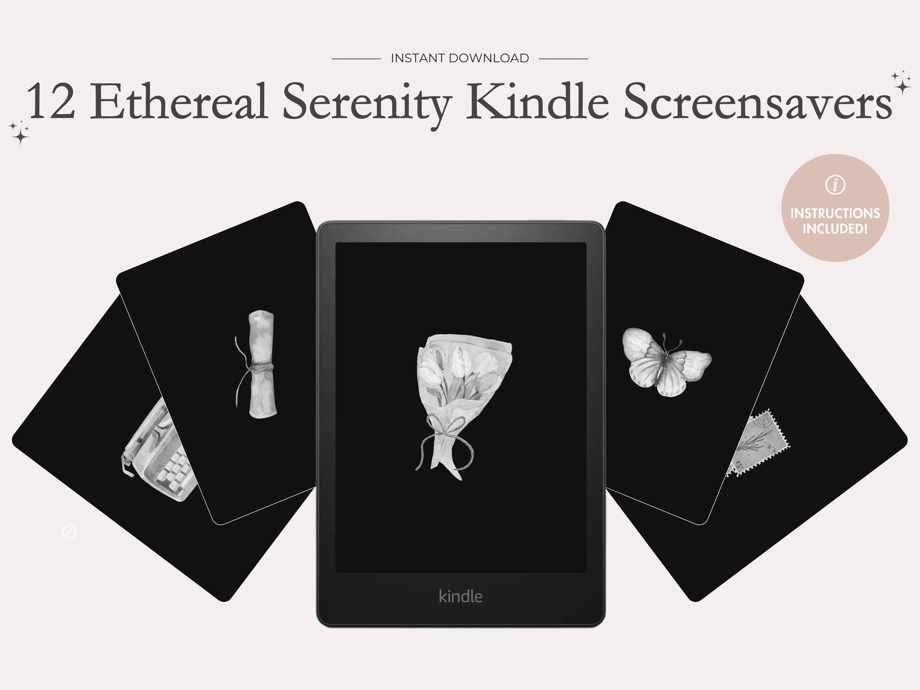 12 ETHEREAL SERENITY Lock Screens for Kindle Ereaders | Customize Your ...
