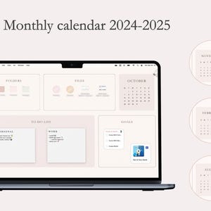Monthly Desktop Organizer Wallpaper Pack | November 2024 - December ...