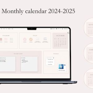 Aesthetic Desktop Organization Bundle | Neutral Mac Folder Icons + 2025 ...