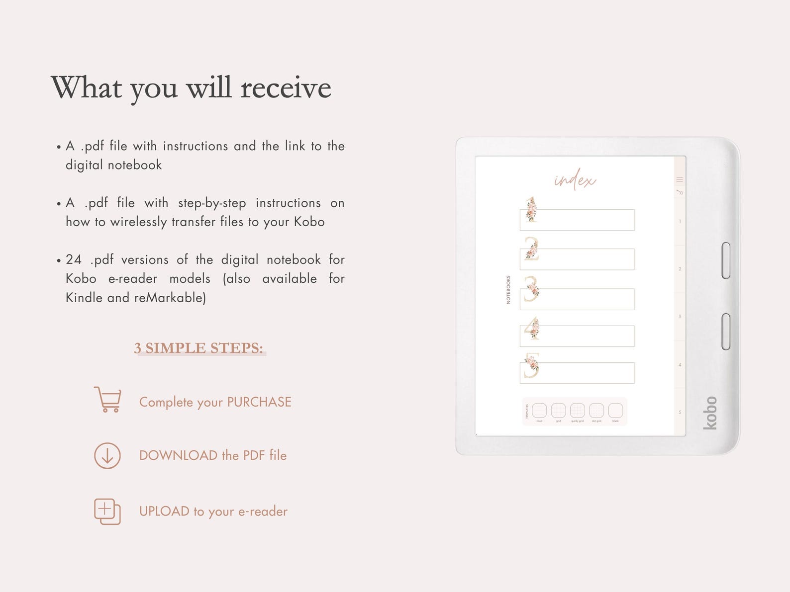 Digital Notebook for Kobo E-readers, Libra Colour, Sage, and Elipsa | E ...
