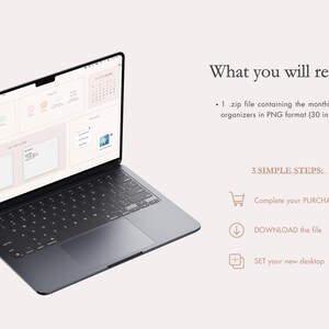 Monthly Desktop Organizer Wallpaper Pack | November 2024 - December ...