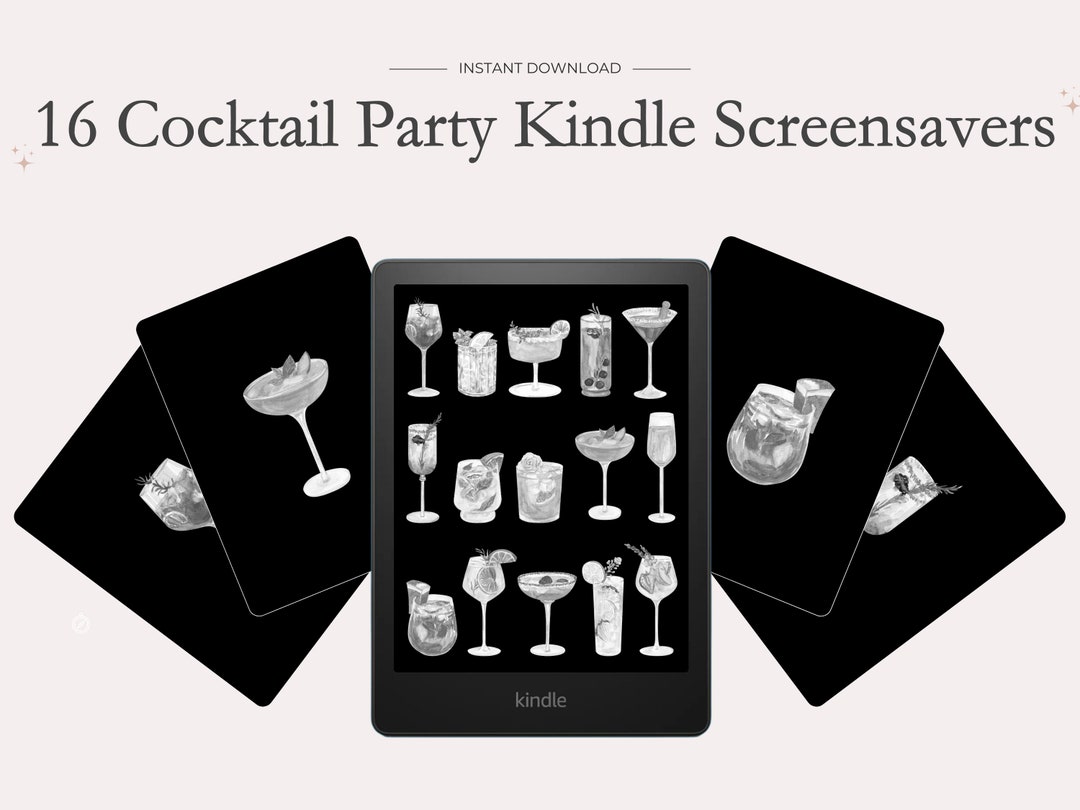16 COCKTAIL PARTY Lock Screens for Kindle, Pick Your Favorite Summer ...