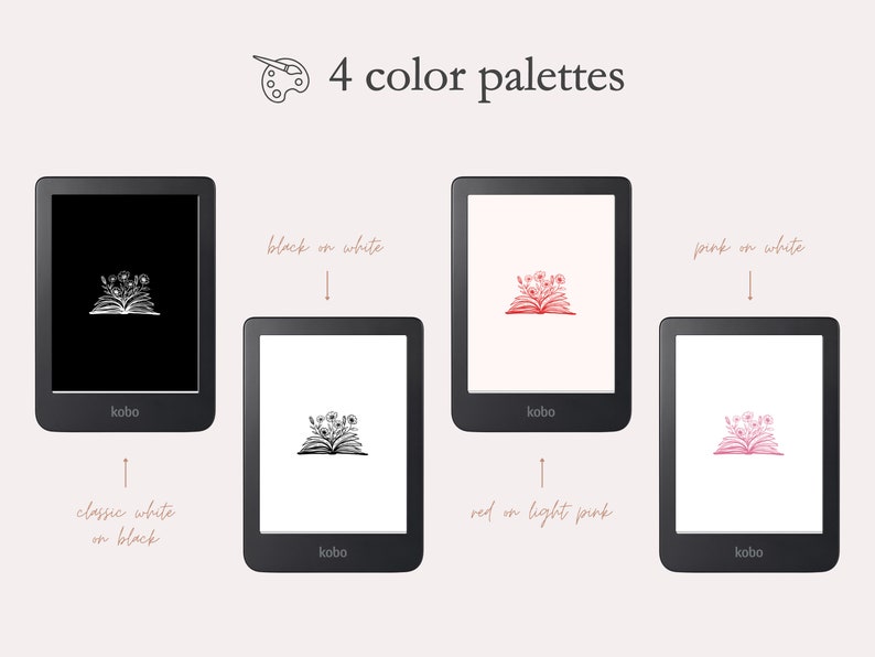 Set of 10 Lock Screens for Kobo Clara Ereaders, Customize Your KOBO ...