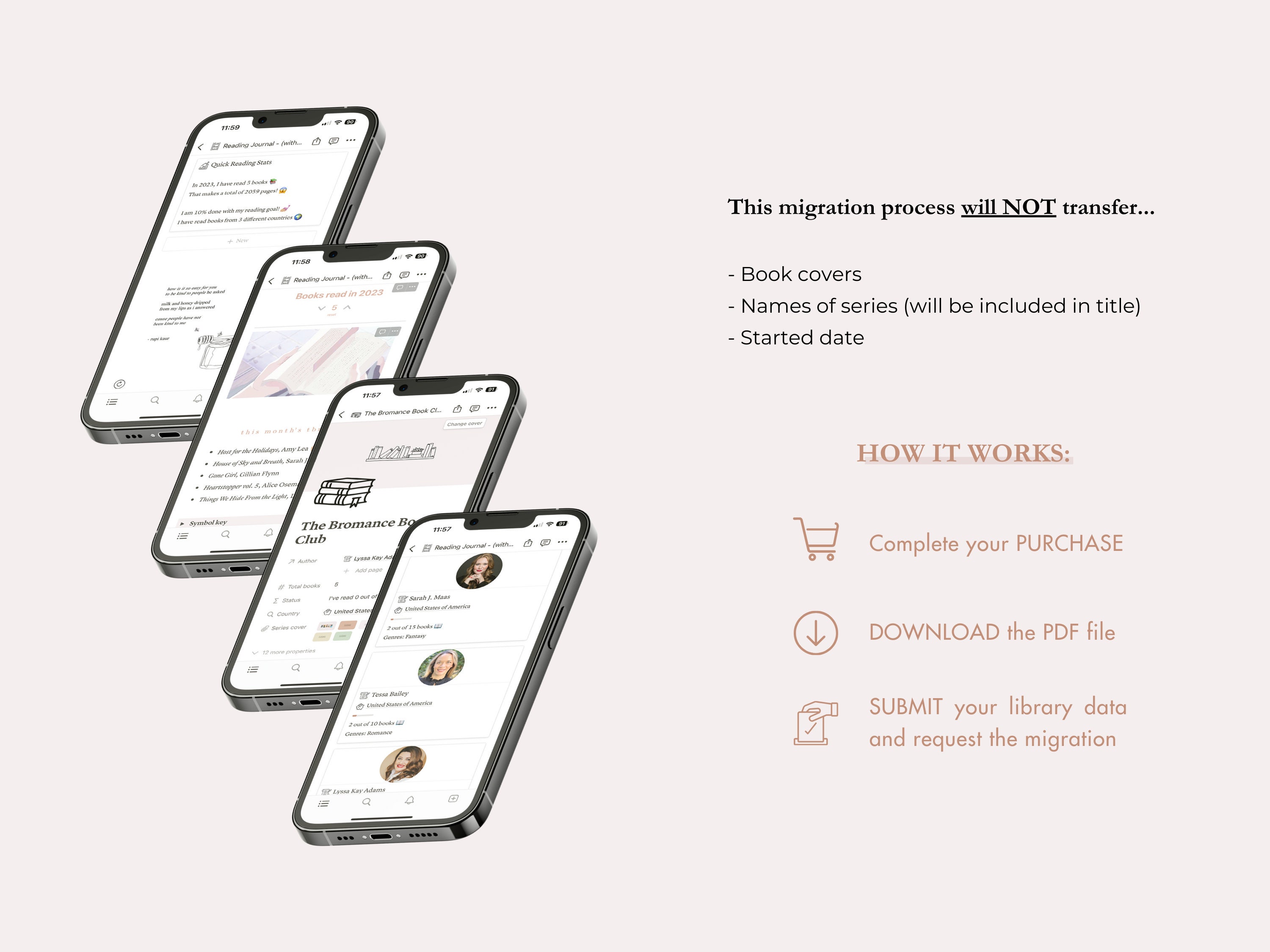 Reading Journal Goodreads Data Migration Service, Add Your Goodreads Library to Notion Reading ...