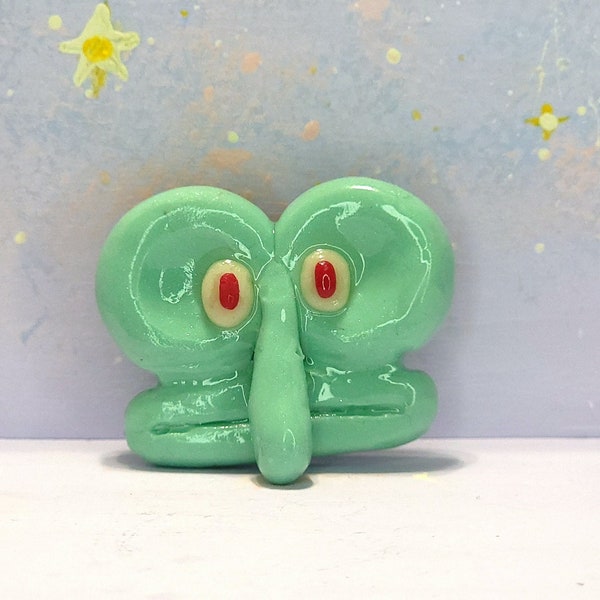 Squidward Pin - Etsy