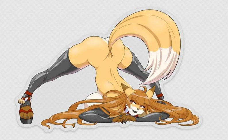 Inari Fox Miko Jack-o Pose Ver. Die-cut Sticker - Etsy