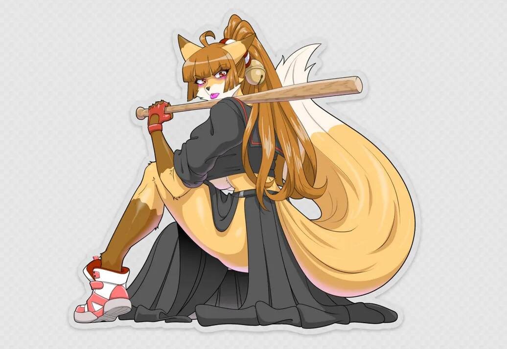 Wolf Anthro Girl