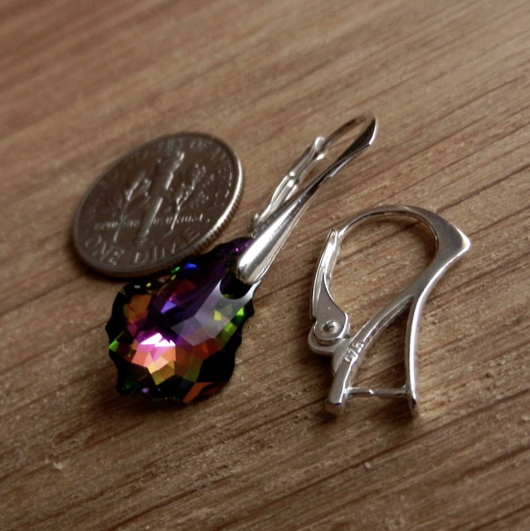 Sterling Silver Lever Back Ear Wires 22mm Jewelry Findings - Etsy