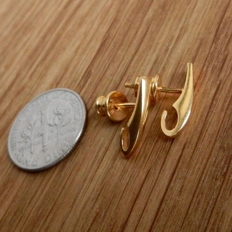 Sterling Silver Ear Posts With Ear Nuts - Etsy