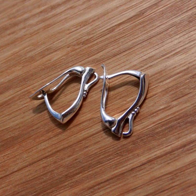 The Most Beautiful Sterling silver lever back earrings | Etsy