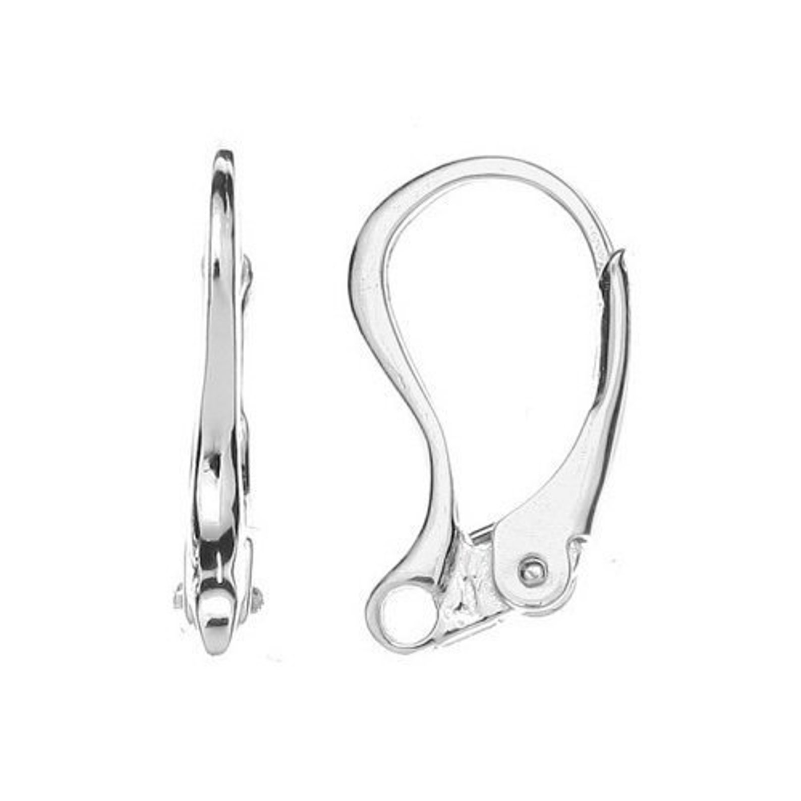 Sterling Silver Lever Back Earrings Leverback Ear Wire - Etsy