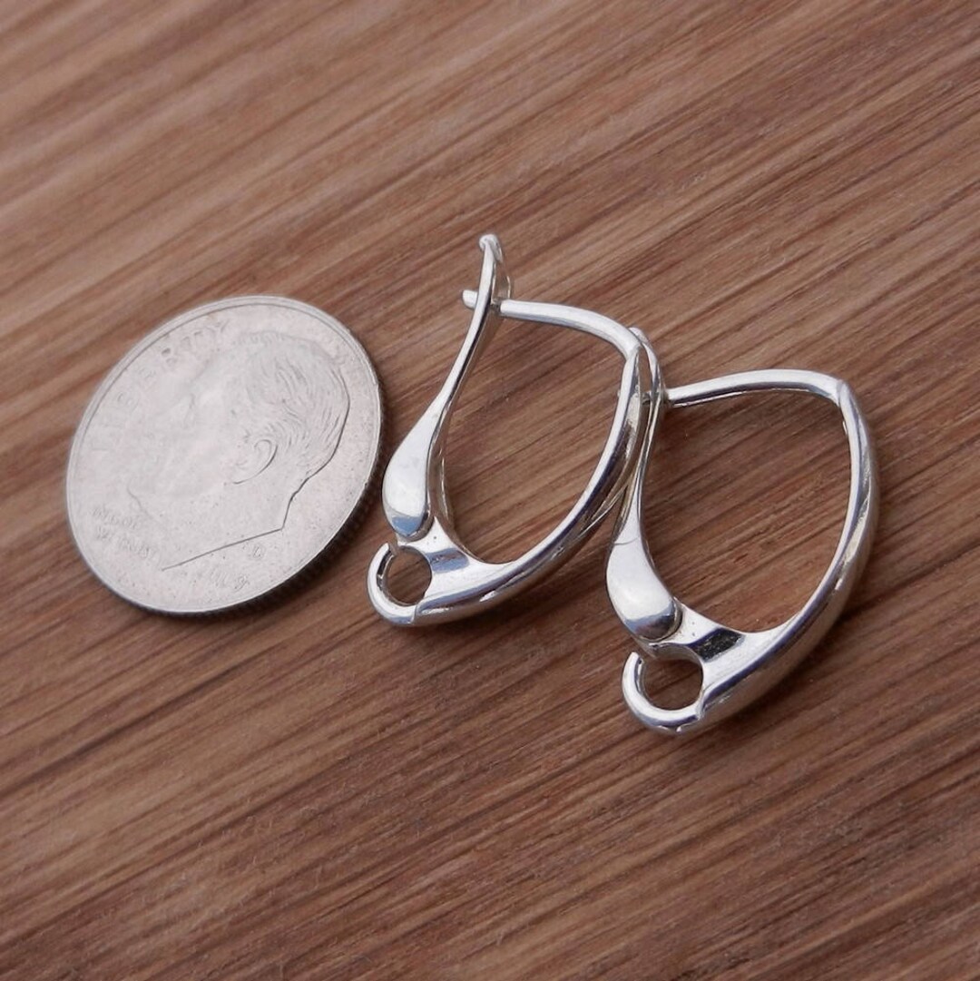 Top Quality Sterling Silver Lever Back Silver Earrings Leverback Ear ...