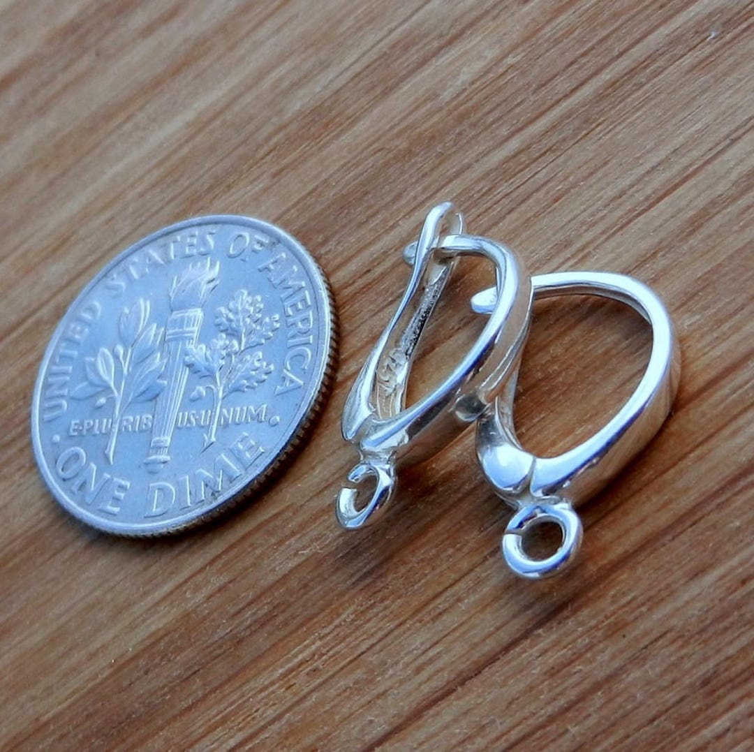 Top Quality Sterling Silver Lever Back Earrings Leverback Ear Wire ...