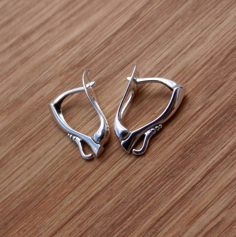The Most Beautiful Sterling silver lever back earrings | Etsy