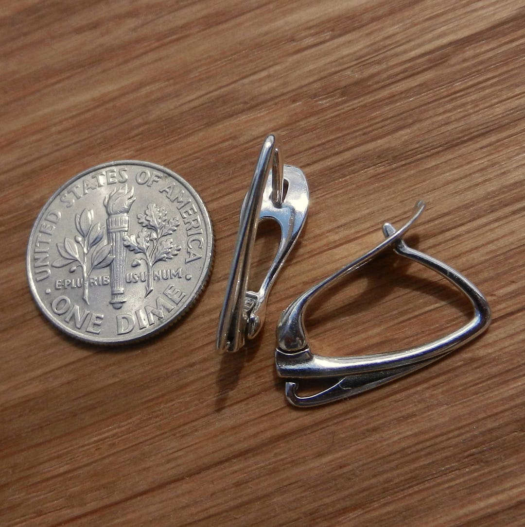 High Quality Sterling Silver Lever Back Silver Earrings Leverback Ear ...