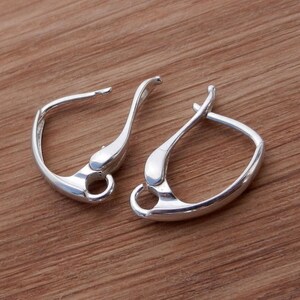 Top Quality Sterling Silver Lever Back Silver Earrings Leverback Ear ...
