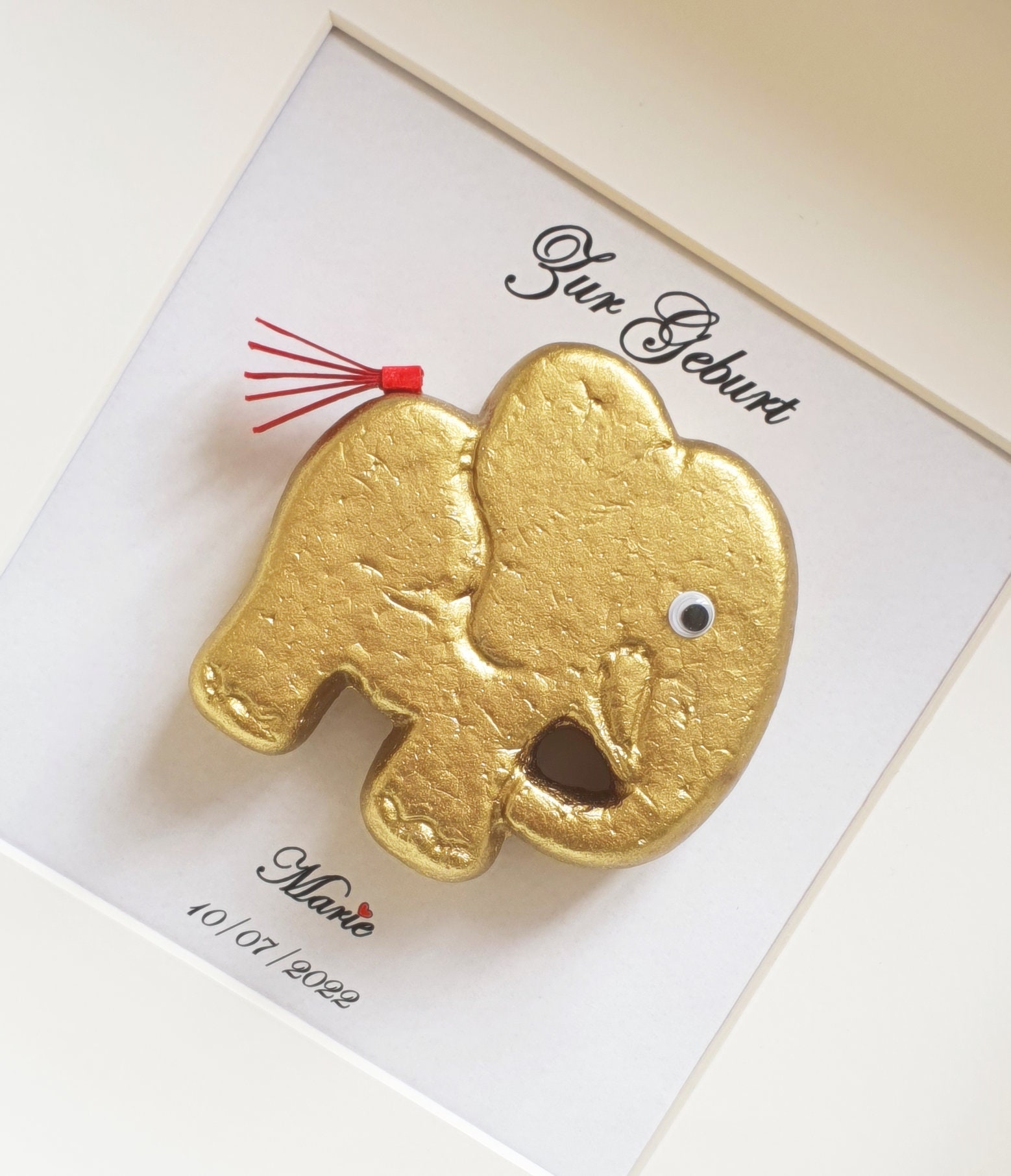 Personalized Gift Baby, Birth, Christening, Gold, Lucky Charm, Name ...