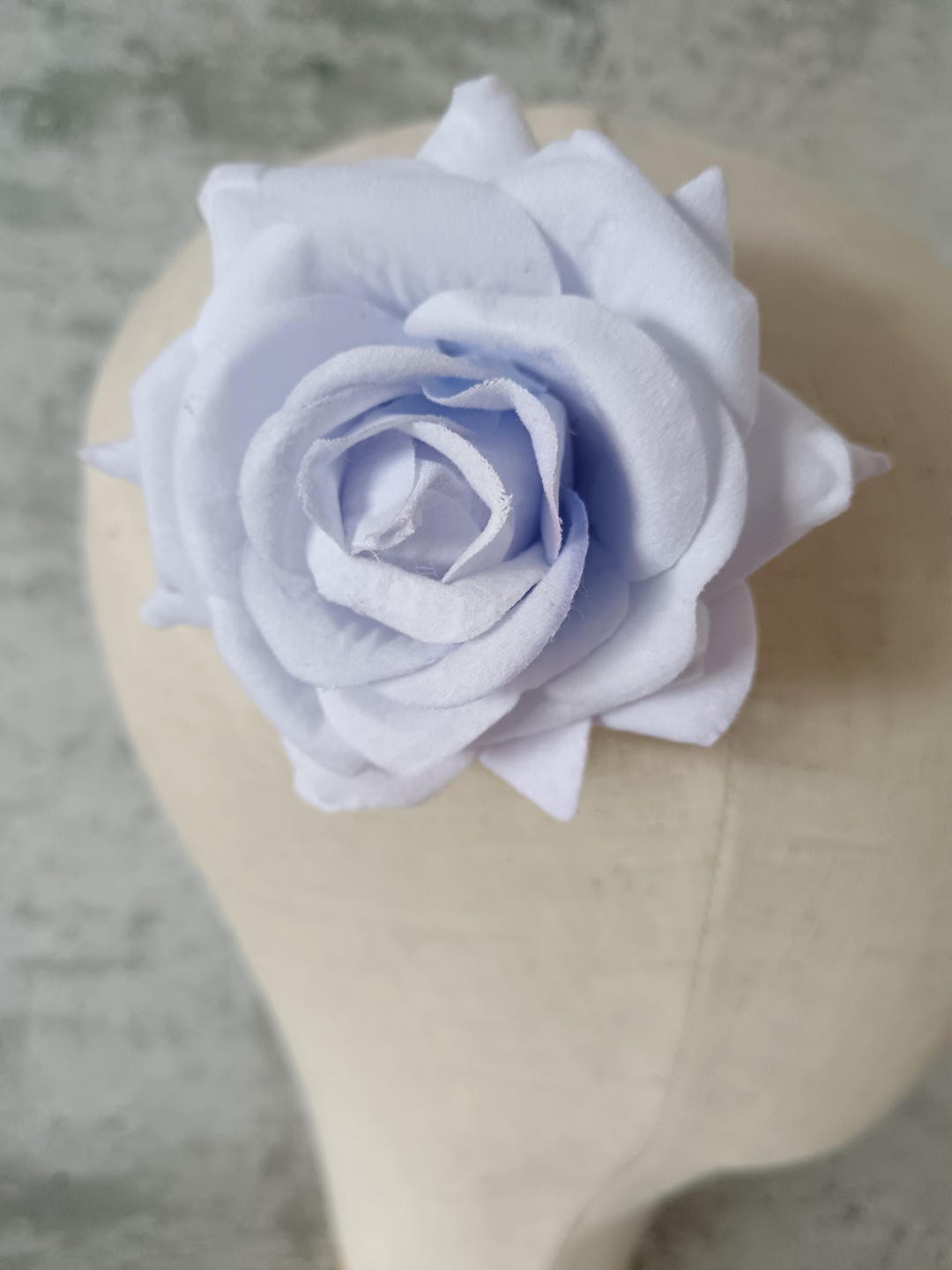 Lilac Rose Pin up Hair Flower Velvet Touch Rose Hair Flower Real ...
