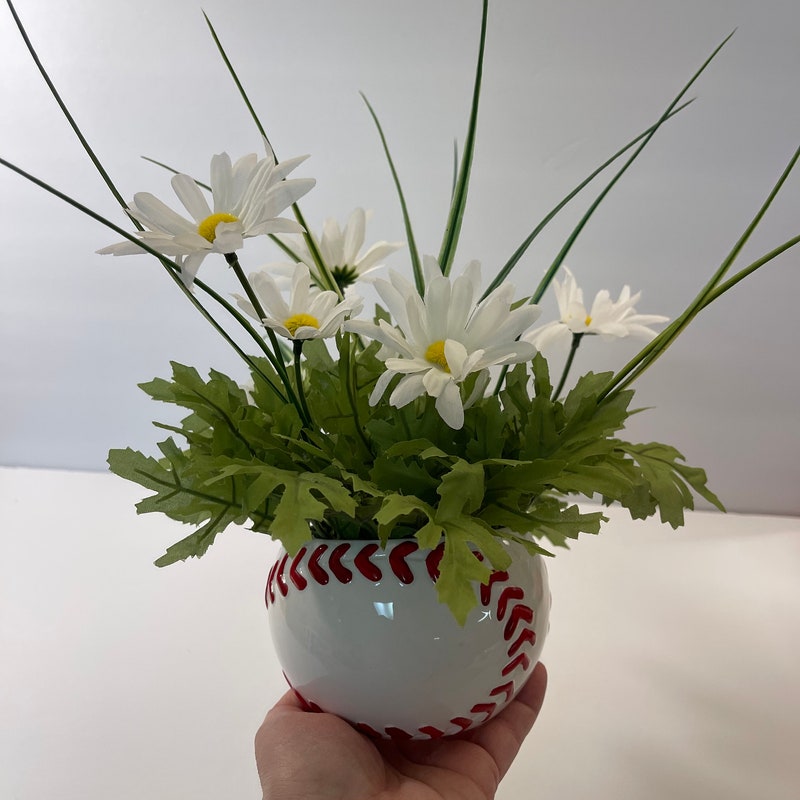 Baseball Flowers - Etsy
