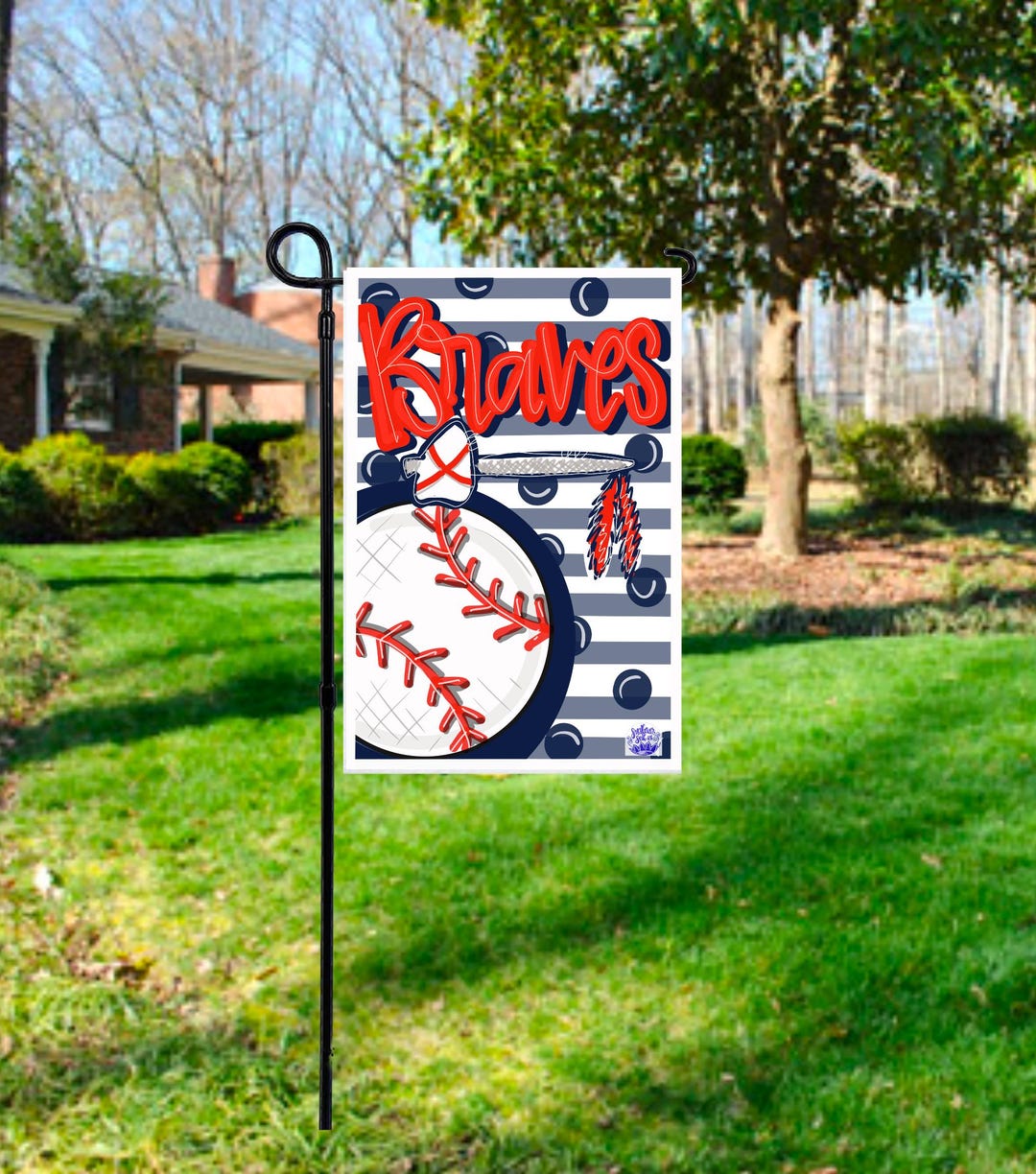 Baseball Garden Flag | Sports Yard Sign | Baseball Yard Decor - Etsy