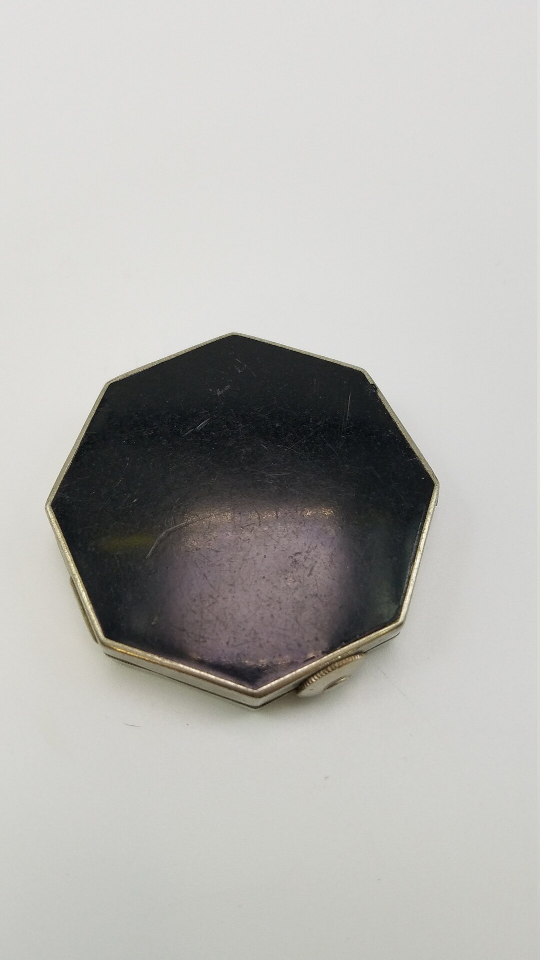 1928 Brevete Makeup Powder Compact Black Enamel Twist Swifter - Etsy